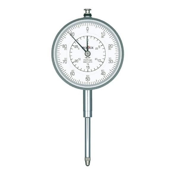 高精度中二針タイプ 0.01mm目盛長ストロークダイヤルゲージ KM-130Dの特長■ストローク30mmの高精度中二針タイプ■リフトレバーの装着が可能です。(部品コードZY-922はオプションとなります)リフトレバーを取り付けることにより、...