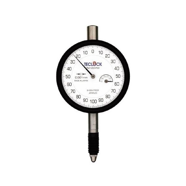 防油タイプ 0.001mm目盛ダイヤルゲージ TM-1201PWの特長■目量0.001mmタイプ 外形枠56mmの標準的なダイヤルゲージとなります。■衝撃緩衝機構(ショックプルーフ)により、歯車などの機構部品を保護、耐久性を追及しています。...