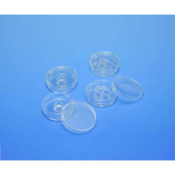 ■IWAKI シングルウェル ガラスベースディッシュ 3971-101 20入の特長    35mmディッシュの底面ガラス部（顕微鏡観察部）に外形φ11mmのガラスウェルを設けました。    底面ガラス部には生物用対物レンズに最適なカバーガ...