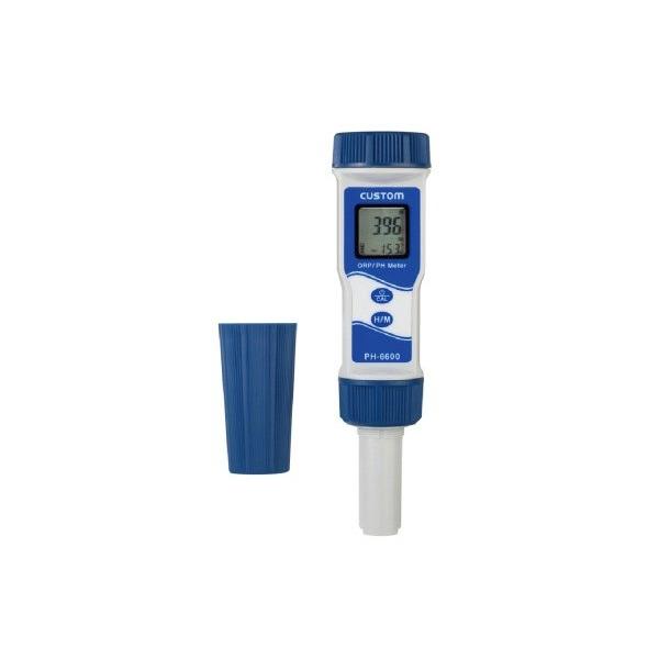 ■防水ORP計/pH計 PH-6600　PHセンサー(PH-6600S付)の特長    ●センサー交換が可能な防水型pH計    ●別売のORPセンサーに交換することで酸化還元電位の測定も可能です。    ●IP57準拠防水    ●測定値...