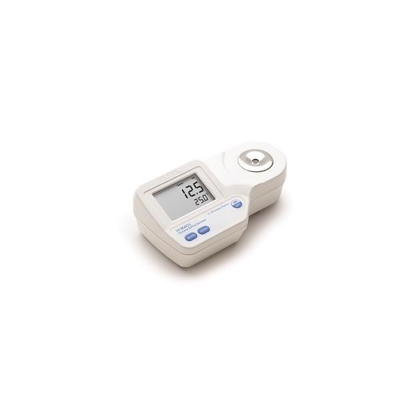 ■HI 96803 デジタル屈折計の特長●糖度計シリーズの中のブドウ糖(グルコース)測定専用機種です。●0.0〜85.0% mass(% w/w)の範囲で測定します。●糖度(% mass)と温度を測定●数滴のサンプルと数秒で簡単に測定●精製...