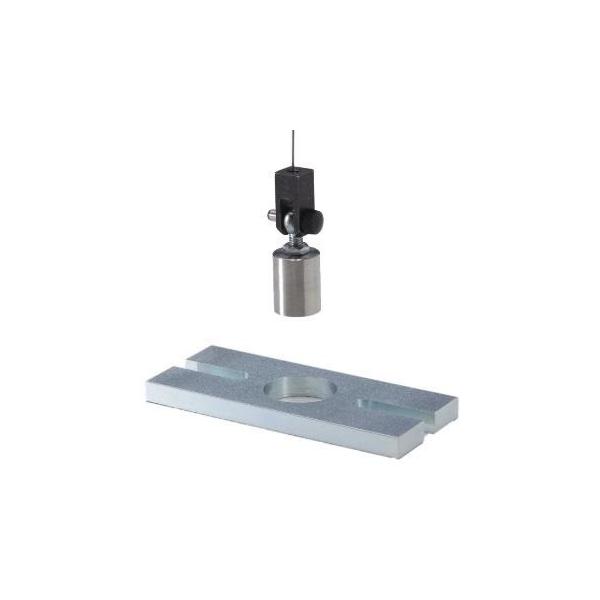 ■塗膜剥離試験治具 TH-1000N-20の特長●塗膜面に接着測定子を接着剤で固定、引張ることで塗膜の剥離強度が測定できます。　　【対応規格】　　・JIS K5600-5-7(1999)一部準拠　　・ISO4624(1978)一部準拠メーカ...