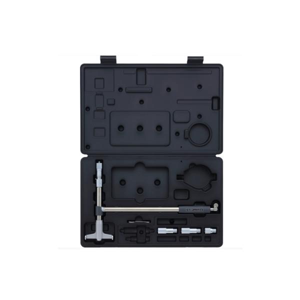 ■シリンダゲージ CGM-400Xの特長●マイクロメータヘッドで測定寸法の設定ができます●測定子先端は超硬合金ボール●グリップが中空構造のため、作業者の手の熱による指示値の変化が軽減●サブアンビルを取付けることで、測定範囲が広がります●ダイ...
