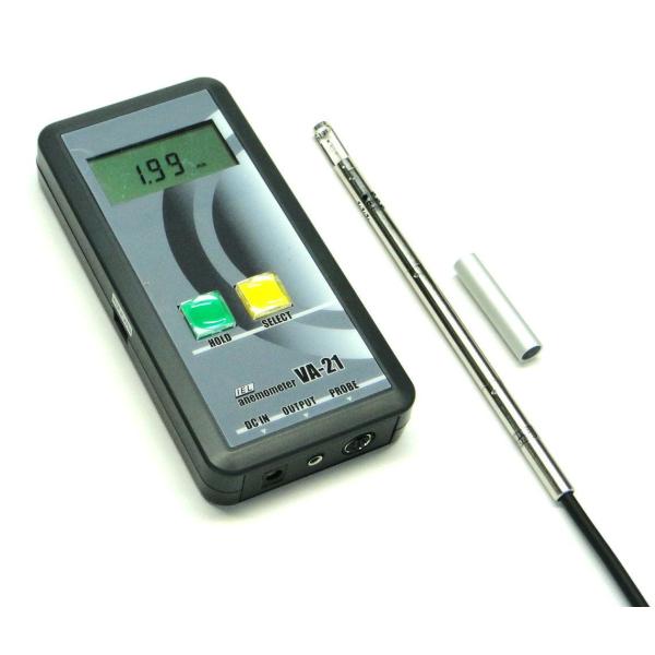 ■ハンディタイプアネモメーター VA-21の特長●使用部品の生産中止により廃盤となったアイ電子技研製VA-20の後継品 VA-21と標準センサプローブ S-117Rのセット品になります※使用用途に応じて無指向性プローブに変更することもできま...