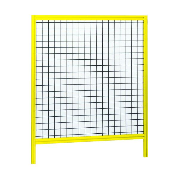 ■アルミ安全フェンス 間口1000mmX高サ1000mm ピッチ30 イエロー AF1010-Yの特長●工場内や物流センターの安全通路及び機械まわりを区切り、作業者の安全を確保するフェンスです●セーフティフェンス専用のアルミフレームを採用し...