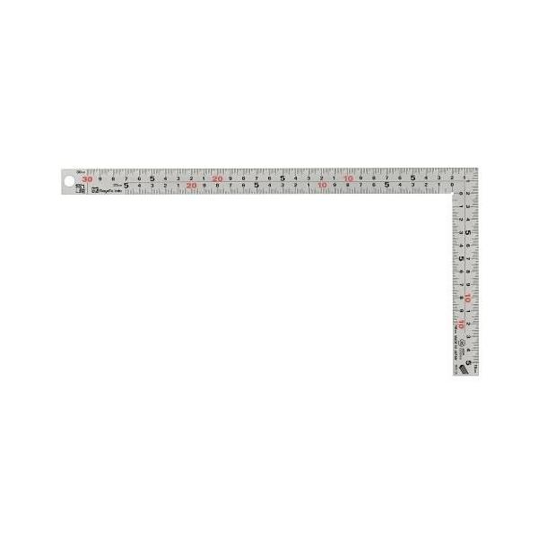 ■シルバー曲尺 銀龍 TH-30KDの特長●新設計の階段状目盛でミリ単位の読み間違えを防ぎます●金属素材や石材の寸法測定やケガキ作業に最適！●1mm単位の目盛が見やすい、階段状目盛●数字が大きくて見やすい繰返し数字タイプ●高所作業に最適なセ...