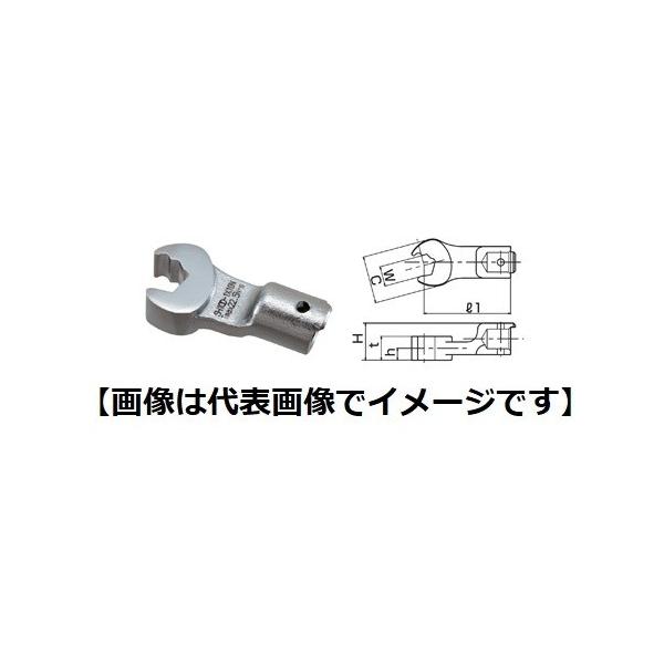 ■交換ヘッド スパナ型交換ヘッド  SH10D-1X10Nの特長●SH-N型は切り欠き(ノッチ)により素早いラチェッティング動作が可能です誤って緩めてしまうことも減少します●適用挿入部サイズ：10D●許容トルク：22.5N・m●外幅寸法：2...