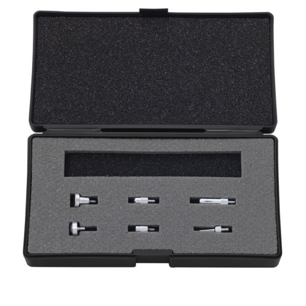 ■替測定子セット6個組 7822の特長●頻繁に利用する測定子を6個セットになっています。●ダイヤルゲージの用途が大幅に広くなりとても便利です●セット内容(セットコード：7822)・131365 φ5フラット測定子・101117 φ10フラッ...