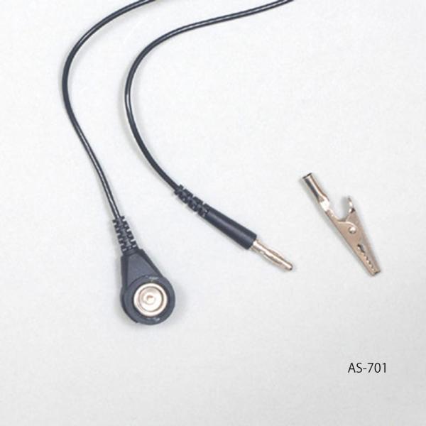 ■テーブル用グランドコード AS-701の特長●テーブルマット用グランドコードです。●スナップ径：10 mm●スナップ部寸法：約 W 23 × H 23 × D 3 mm●コード長：約 3 m●重量：約 36 gメーカー：カスタム(CUSTOM)