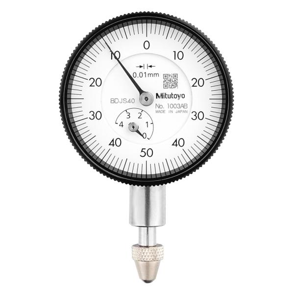 ■小型ダイヤルゲージ 1003ABの特長●小型設計のコンパクトなダイヤルゲージ●治具への組み込みもスペースを取りません●工場での加工、生産ライン、部品の組み立て等に※完成品検査は縦姿勢(測定子下向き姿勢)で行い精度保証をしています●平裏ぶた...