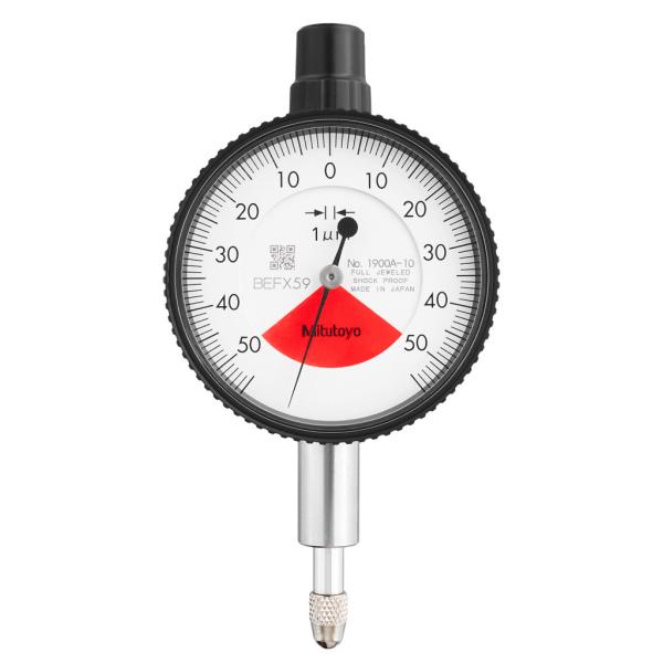 ■1回転未満ダイヤルゲージ 1900A-10の特長●コンパクト設計のダイヤルゲージ●治具への組み込みもスペースを取りません●耐久性・耐衝撃性に優れています●多回転による読み誤り防止に●目盛中央部の赤色デッドゾーンは精度保証範囲外●バランス目...