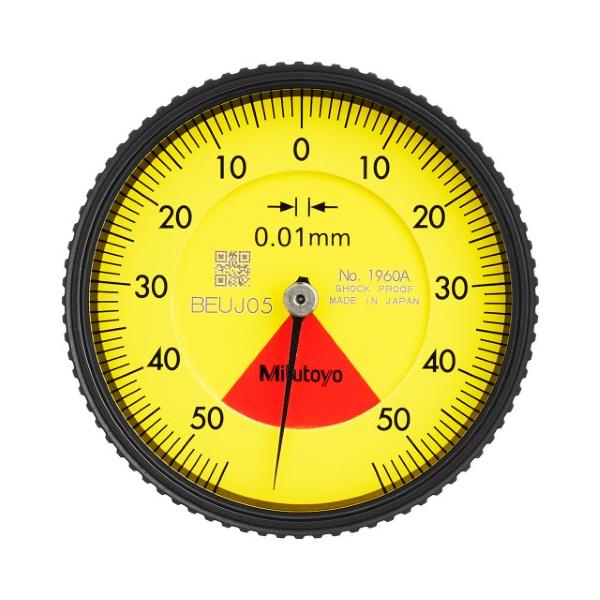 ■小型ダイヤルゲージ バックプランジャータイプ 1960Aの特長●工作機械等のテーブルの水平出し、検査器治具への取り付け、狭い場所、標準ダイヤルゲージでは目盛板が見えにくい箇所に●工場での加工、生産ライン、部品の組み立て等に※完成品検査は縦...