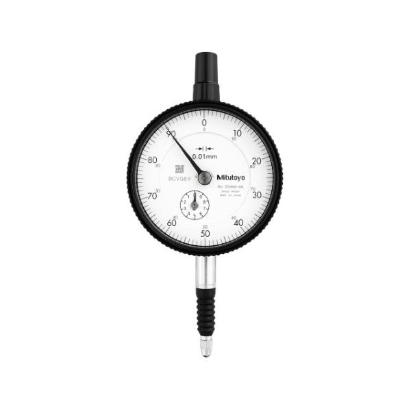 ■標準形ダイヤルゲージ 2046A-60の特長●外枠の外径φ57mmの防水形ダイヤルゲージ●各部にパッキンやジャバラを取り付け、水や油の侵入を防ぎます●外側クランプは左右どちらにも取り付け可能●取り付け、取り外しは工具不要●ステム・スピンド...