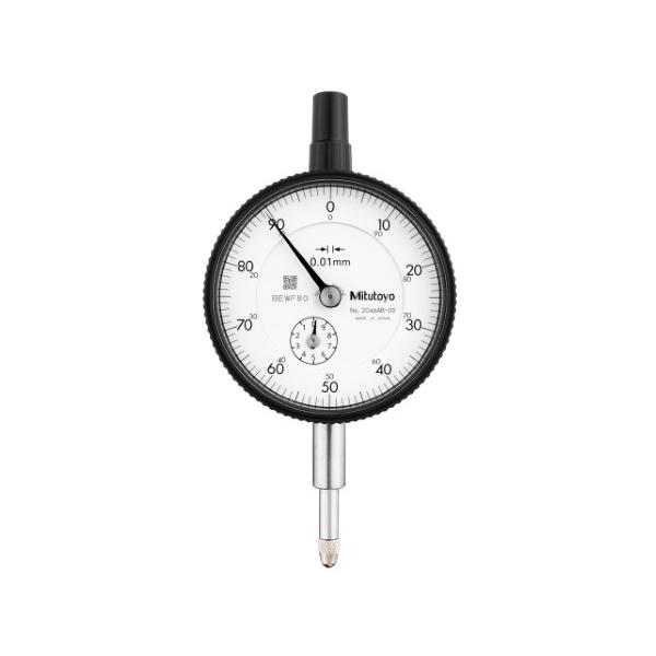 ■標準形ダイヤルゲージ 2046AB-09の特長●外枠の外径φ57mm、目量0.01mmの標準ダイヤルゲージ●外側クランプ、リフティング用レバー(オプション)は左右どちらにも取り付け可能●取り付け、取り外しは工具不要●前面からの水や油の侵入...