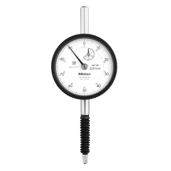 ■ロングストロークダイヤルゲージ 2050A-60の特長●外枠の外径φ57mmのロングストロークダイヤルゲージです●前面からの水や油の侵入を防止する仕組み●ステム・スピンドルはステンレス焼入れ鋼で高い強度を持ち、堅牢●超硬合金製測定子を使用...