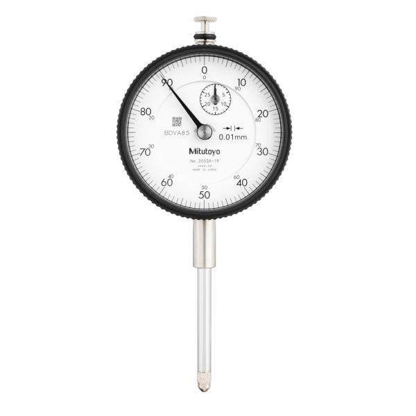 ■ロングストロークダイヤルゲージ 2052A-19の特長●外枠の外径φ57mmのロングストロークダイヤルゲージです●前面からの水や油の侵入を防止する仕組み●ステム・スピンドルはステンレス焼入れ鋼で高い強度を持ち、堅牢●超硬合金製測定子を使用...
