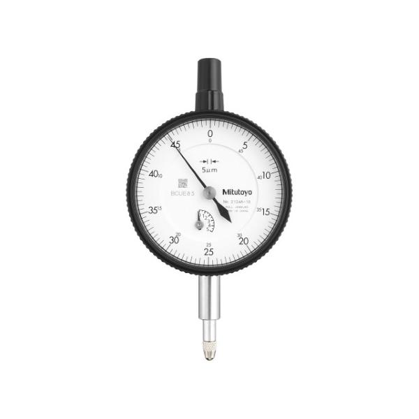 ■標準形ダイヤルゲージ 2124A-10の特長●外枠の外径φ57mm、目量0.001・0.005mmの標準ダイヤルゲージ●外側クランプ、リフティング用レバー(オプション)は左右どちらにも取り付け可能。取り付け、取り外しは工具不要●前面からの...