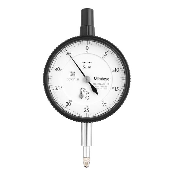 ■標準形ダイヤルゲージ 2124AB-10の特長●外枠の外径φ57mm、目量0.001・0.005mmの標準ダイヤルゲージ●外側クランプ、リフティング用レバー(オプション)は左右どちらにも取り付け可能。取り付け、取り外しは工具不要●前面から...