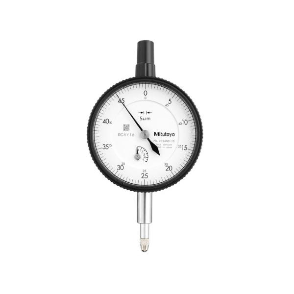 ■標準形ダイヤルゲージ 2124AB-10の特長●外枠の外径φ57mm、目量0.001・0.005mmの標準ダイヤルゲージ●外側クランプ、リフティング用レバー(オプション)は左右どちらにも取り付け可能。取り付け、取り外しは工具不要●前面から...