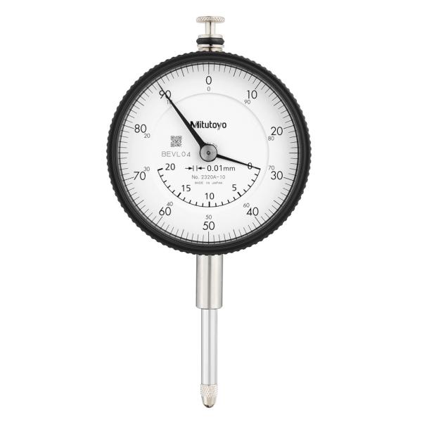 ■ロングストロークダイヤルゲージ 2320A-10の特長●外枠の外径φ57mmのロングストロークダイヤルゲージです●前面からの水や油の侵入を防止する仕組み●ステム・スピンドルはステンレス焼入れ鋼で高い強度を持ち、堅牢●超硬合金製測定子を使用...