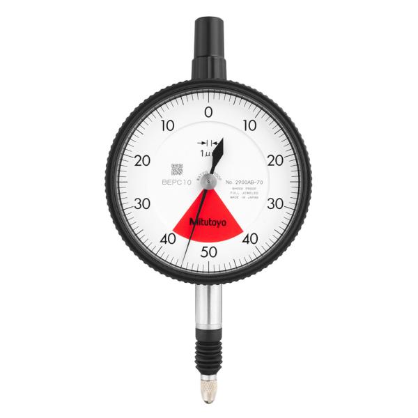 ■１回転未満ダイヤルゲージ 2900AB-70の特長●耐久性・耐衝撃性に優れたダイヤルゲージ●多回転による読み誤り防止に●工場での加工、生産ライン、部品の組み立て、計測等に●外側クランプ、リフティング用レバー(オプション)は左右どちらにも取...