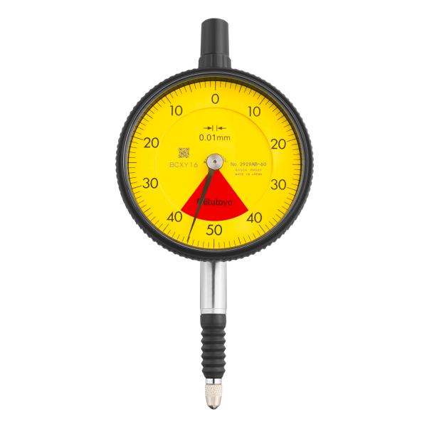 ■1回転未満ダイヤルゲージ 2929AB-60の特長●耐久性・耐衝撃性に優れたダイヤルゲージ●多回転による読み誤り防止に●工場での加工、生産ライン、部品の組み立て、計測等に●外側クランプ、リフティング用レバー(オプション)は左右どちらにも取...