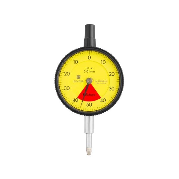 ■1回転未満ダイヤルゲージ 2929AB-62の特長●耐久性・耐衝撃性に優れたダイヤルゲージ●多回転による読み誤り防止に●工場での加工、生産ライン、部品の組み立て、計測等に●外側クランプ、リフティング用レバー(オプション)は左右どちらにも取...