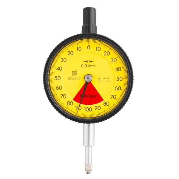 ■1回転未満ダイヤルゲージ 2959Aの特長●耐久性・耐衝撃性に優れたダイヤルゲージ●多回転による読み誤り防止に●工場での加工、生産ライン、部品の組み立て、計測等に●外側クランプ、リフティング用レバー(オプション)は左右どちらにも取り付け可...
