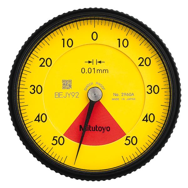 ■バックプランジャー形ダイヤル 2960Aの特長●工作機などのテーブルの水平出し、検査機治具への取り付け、狭い場所、標準のダイヤルゲージでは目盛板が見えにくい箇所への使用に●緩衝機構を採用したショックプルーフ構造で耐久性、耐衝撃性に優れてお...