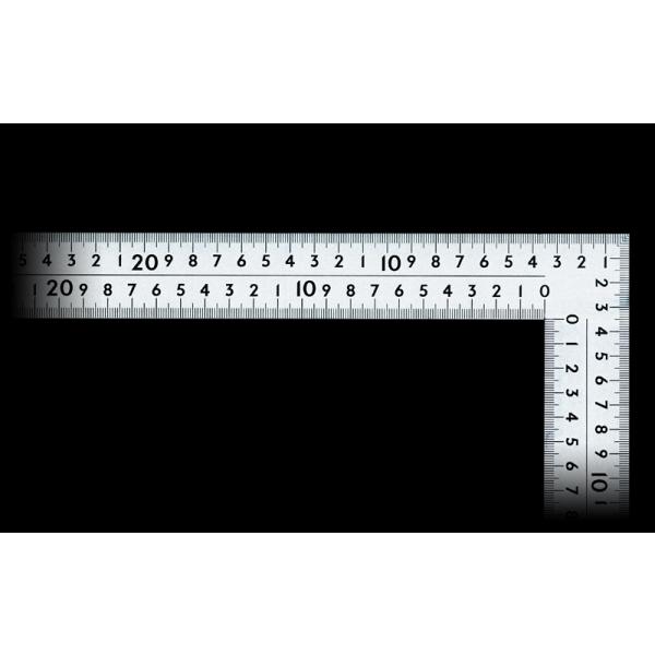 ■曲尺定規1m×60cm 63122の特長●直角を使用した線引き、直角の測定が可能なさしがねです●石材、材木、鋼材等、大きな物の測定・ケガキに便利です●表裏同目目盛の差し金工具となります●部材への墨付けや、ケガキ作業の補助具として… 建築現...