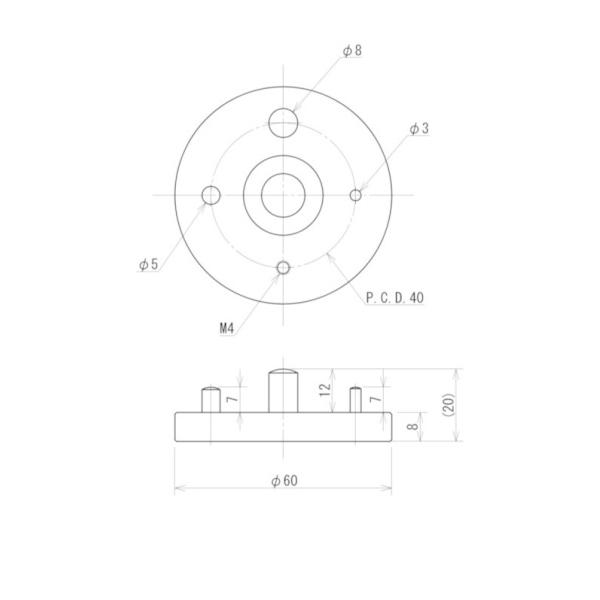 ■端子用ピンリング ACT T 01の特長●オートハーネステスターACT-1000N用の治具です※テスター本体は別売です●簡単に丸端子を固定します●Φ3、5、8mmの端子に対応しており、M4のネジ穴にピンを立てることも可能です※オプション等...