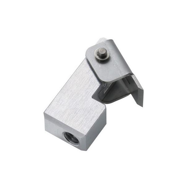 ■ヒンジキャップ開封力試験治具 HFC 50Nの特長●樹脂製ヒンジキャップの開封力試験用治具です●可動式フックにより煩わしい位置調整を省くことができます●最大荷重：50N●フック幅：約11mm●本体重量※1：約15g●取付ネジ：M6※フック...