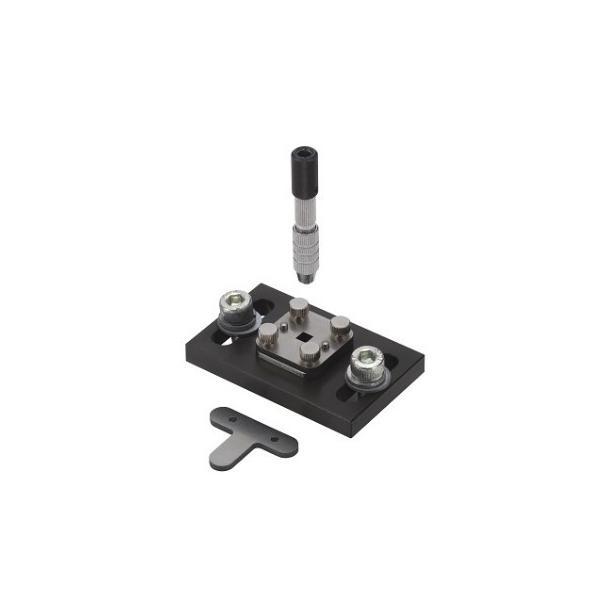 ■鍼尖の鋭利さ及び強さ測定治具 MED ACU 2Nの特長●しんせん(鍼尖)の強さ及び鋭利さを評価するための治具です●φ0.1〜1mm のしんせんの測定が可能です●JIS 規格に一部準拠した測定が可能です●使用最大荷重：2N●測定可能鍼体径...