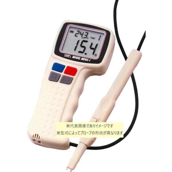 ■簡易型水分計 MDRX-1 P03Nの特長●8つのレンジ搭載、各々のレンジに検量線を記憶可能な水分計測器です●農産加工品、食品、粘土、水産加工品等にお勧めです●持ち運びに便利なポータブルタイプ●センサー：多目的用途タイプ●測定方法：電気抵...