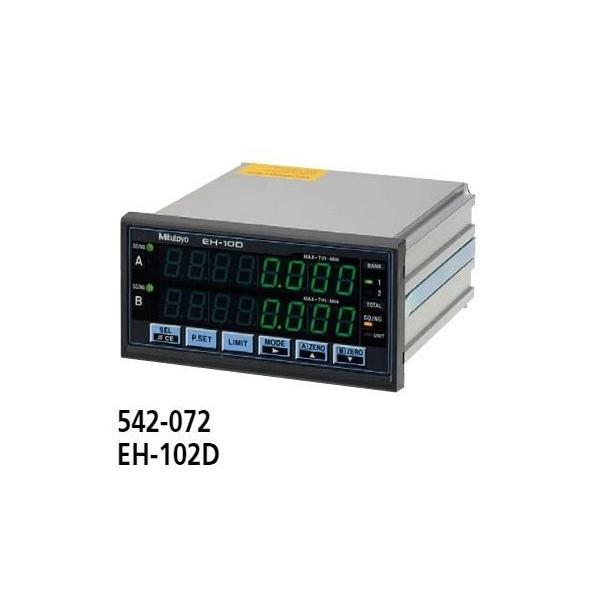 ■リニヤゲージカウンター 542-072の特長●ゼロセット、プリセット、公差判定の機能をもつ多機能カウンタです●2軸独立または和差演算結果が表示可能な2軸表示タイプ●RS-232C、USBを標準装備しています●パソコンなどへのデータ伝送が可...