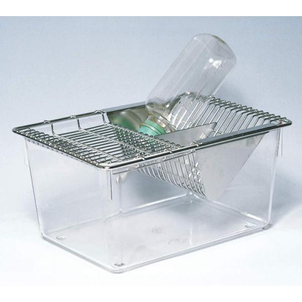 ■マウスケージ TP-106 TPX製 給水ボトル付の特長●本体：TPX、蓋：ステンレスワイヤー。オートクレーブ可。●耐衝撃性に優れ、他のプラスチックに比べ非常に丈夫です。●材質：TPX●規格：マウス1〜4匹用●外寸法（mm）：W175×D...