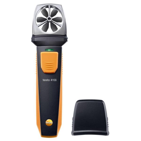 ■testo-410i ベーン式風速スマートプローブ 0560-1410の特長●ポケットサイズ: testo 410i は、testo スマートプローブシリーズのベーン式風速計です。●格子枠のある換気口や排気口の風速・風温を手軽に測定するこ...