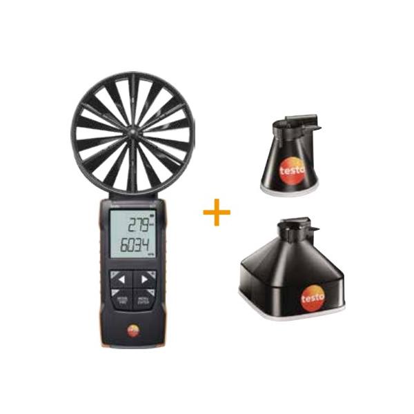 ■testo 417 風速計ファンネルセット1 0563 1417の特長●風速・風温・風量を測定可能なベーン式風速測定器＋ファンネルのセットです●ベーンの直径はおよそ 100mmで、広い測定面で効率的に測定することができます●スマホのアプリ...