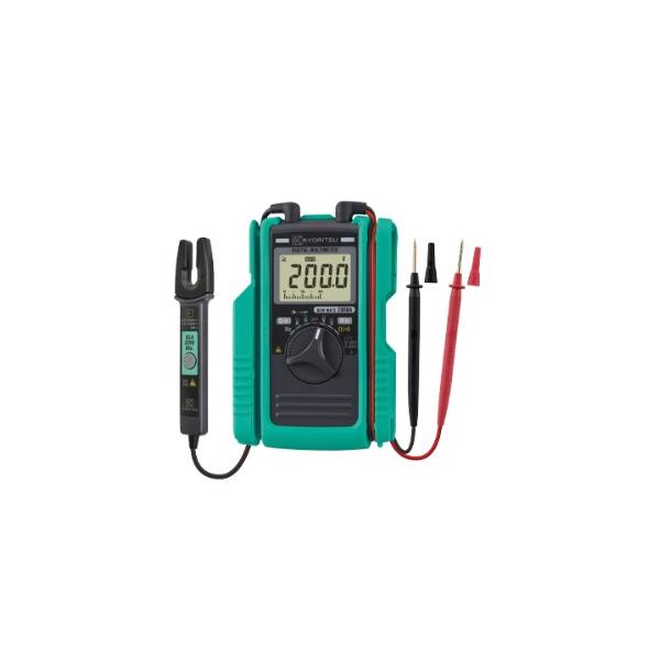 ■AC/DCクランプ付デジタルマルチテスター KEWMATE 2000Aの特長●電流、電圧、抵抗等を測定可能なクランプ付ポケットサイズ回路計です●太陽光パネル現場でのDC測定や、電気機器の保守点検等にご利用いただけます●新強化保護ブッシュ付...