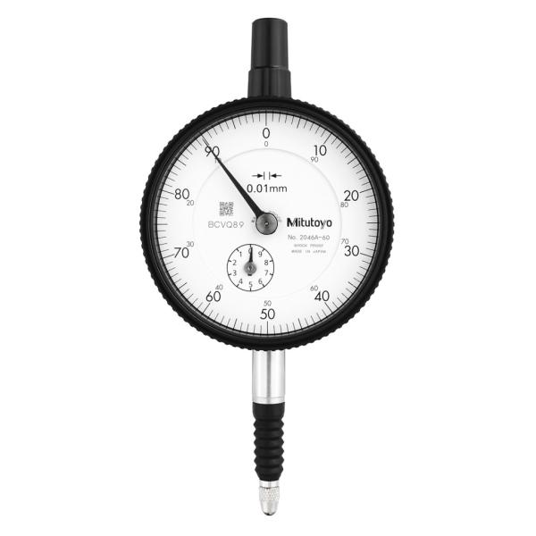 ■標準形ダイヤルゲージ 2046A-60の特長●外枠の外径φ57mmの防水形ダイヤルゲージ●各部にパッキンやジャバラを取り付け、水や油の侵入を防ぎます●外側クランプは左右どちらにも取り付け可能●取り付け、取り外しは工具不要●ステム・スピンド...