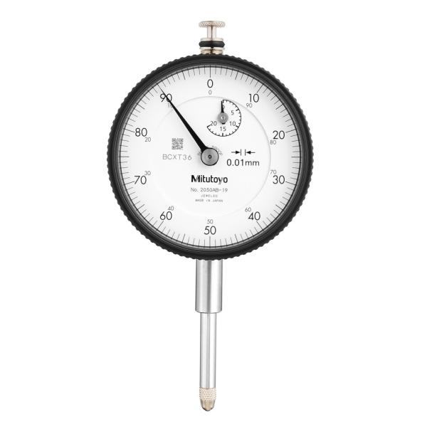 ■ロングストロークダイヤルゲージ 2050AB-19の特長●外枠の外径φ57mmのロングストロークダイヤルゲージです●前面からの水や油の侵入を防止する仕組み●ステム・スピンドルはステンレス焼入れ鋼で高い強度を持ち、堅牢●超硬合金製測定子を使...