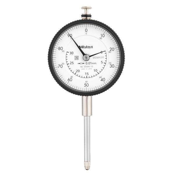■ロングストロークダイヤルゲージ 2330A-10の特長●外枠の外径φ57mmのロングストロークダイヤルゲージです●前面からの水や油の侵入を防止する仕組み●ステム・スピンドルはステンレス焼入れ鋼で高い強度を持ち、堅牢●超硬合金製測定子を使用...
