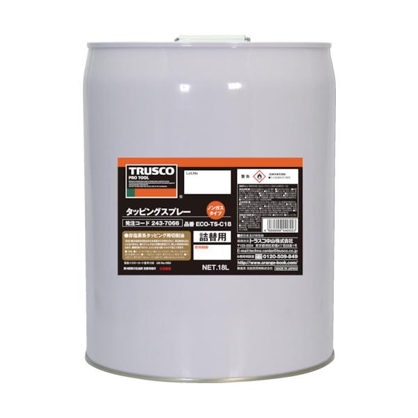 ■αタッピングオイル 難削材用 18L ECO-TS-C18の特長●ステンレスなどの難切削加工用で、美しい挽き目が得られます●難切削でカジリ、ムシレがなく軽いトルクで加工できます●加工時の発熱が低く、発煙も少なく、臭気もほとんどない、塩素フ...