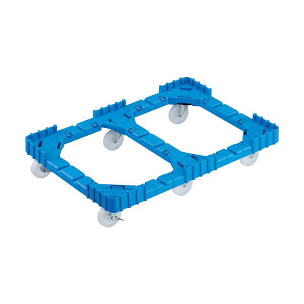 ■OCドーリー 75Lオリコン用 ナイロン車輪 6輪自在ストッパー付 ブルー OCD-75ANS-Bの特長●本体がオール樹脂製のため軽量で持ち運びが容易です●はめるだけのボルトレス構造なので組み立てが簡単です●スタッキングも可能です●キャス...