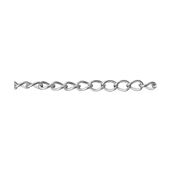 ■ステンレス304マンテルチェーン 2.0MM×5M TSM20-5Mの特長●チェーンのリンクを90°ひねったタイプです●サビに強いステンレス製です●パーツとの併用で、転倒防止・連結部品として使用できます●連結部品・軽量物の吊り下げ用●全長...