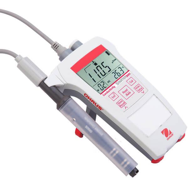 ■導電率測定器 ST300C-B 30092000の特長●ポータブルEC測定器です●測定範囲：00.0 μS/cm 〜 199.9 mS/cm、0〜100℃、0.1 mg/L 〜 199.9 g/L (TDS)●測定分解能：0.1 ℃、0....