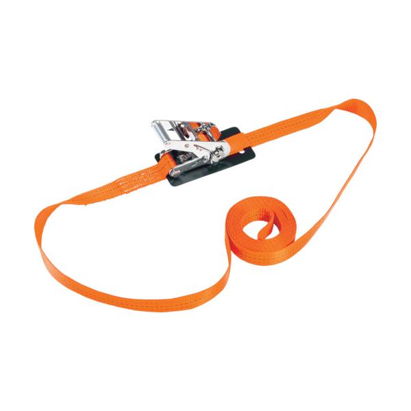 ■ベルト荷締機 38mm幅 500kg エンドレスタイプ GV38-500ELSの特長●ベルト1本で強力に荷を締める結束タイプです●ラチェット式（歯車式）の強力タイプです●トラック輸送時の荷崩れ防止●最大使用荷重(t)：0.5●ベルト寸法(...