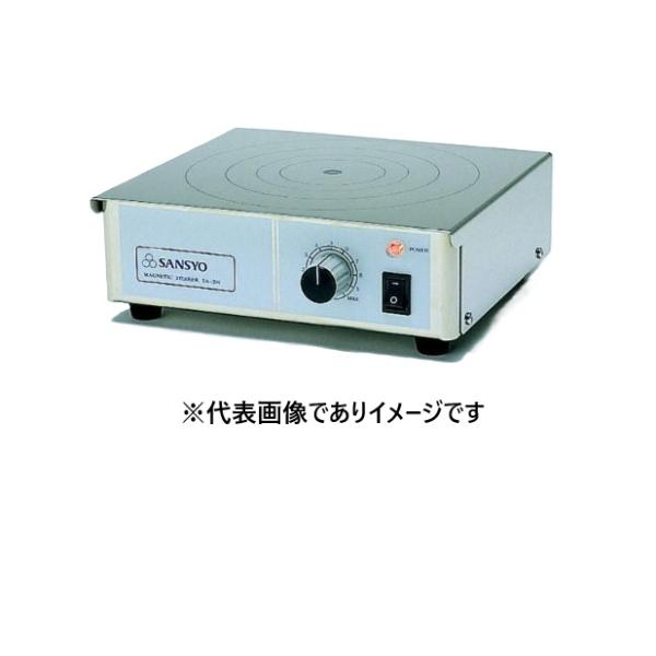 ■三商 SA-200 薄型マグネチックスターラーの特長●DCモータの電子制御型で、低速高速回転とも安定●本体と撹拌台はステンレス製(SUS310S)●撹拌容量： 50ml〜5L●回転数(rpm)： 85〜1750●撹拌台寸法(mm)： W2...