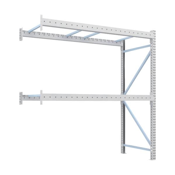■重量パレットラック2トン2300×1000×H2500 2段 連結 2D-25B23-10-2Bの特長●限られた床面スペースを有効に利用でき、保管物の荷崩れ破損を防ぎます●優れた強度（均等積載量1〜2t/段対応）で、支柱・ビームは積載物の...