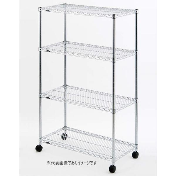 ■ルミナスシェルフ NLF6012-4の特長●棚板1枚当たりの耐荷重が約250kgのタフなシリーズ。●防錆処理が施されているので水廻りでも安心してお使い頂けます。(クリアコーティング仕上げ)●ポールは直径φ25mm。セット品はキャスター標準...